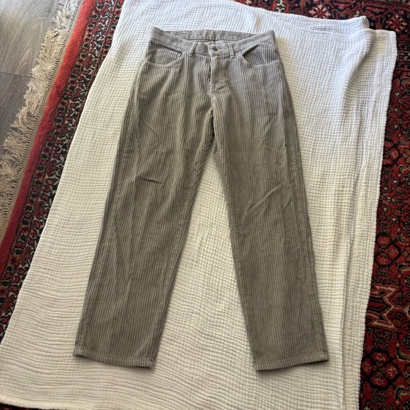 Lee | Pants | Vintage Lee Grey Corduroy Straight Leg Pants 33x3 | Poshmark